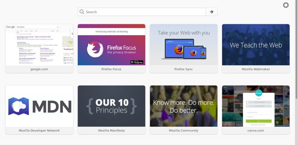 Difference between Address Bar and Search Field.